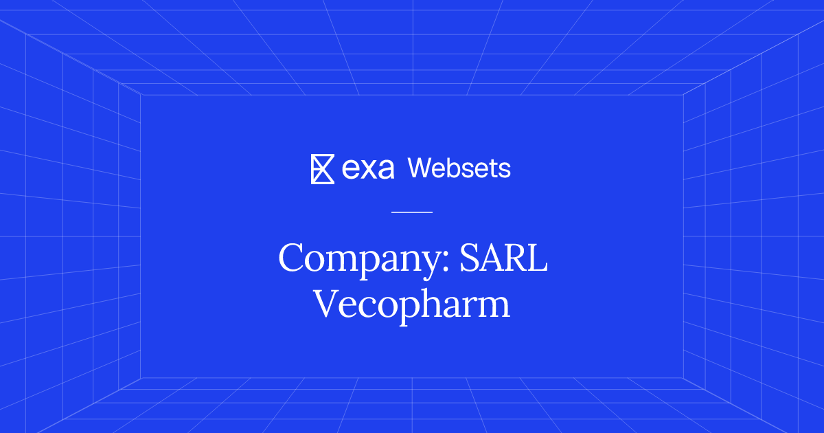 5 Company: SARL Vecopharm | Exa Websets