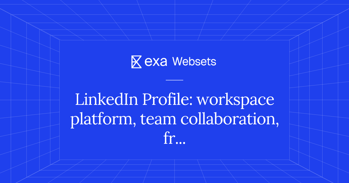 5 LinkedIn Profile: workspace platform, team collaboration, free ...