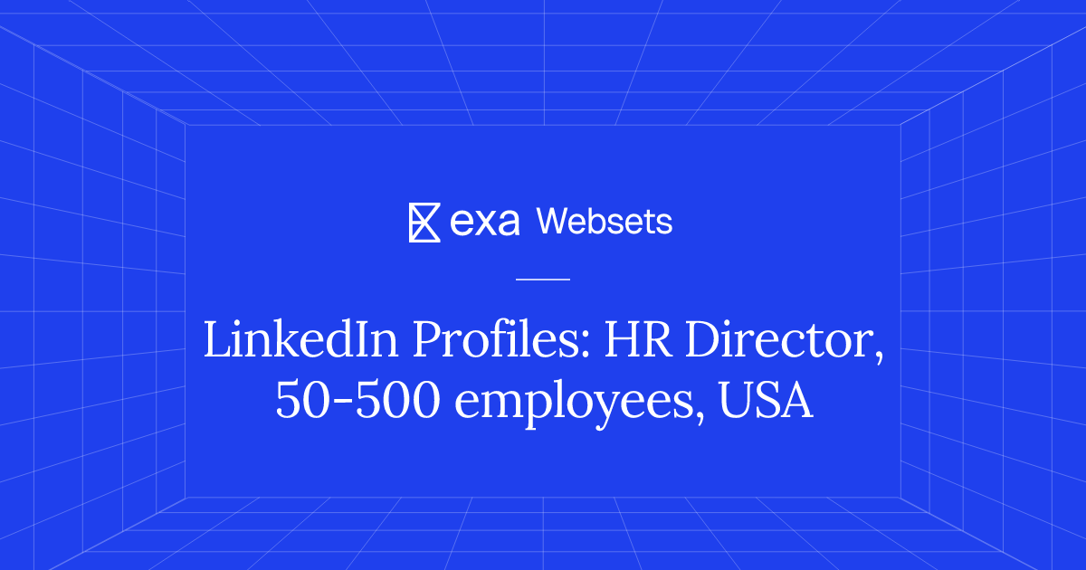 5 LinkedIn Profiles: HR Director, 50-500 employees, USA | Exa Websets