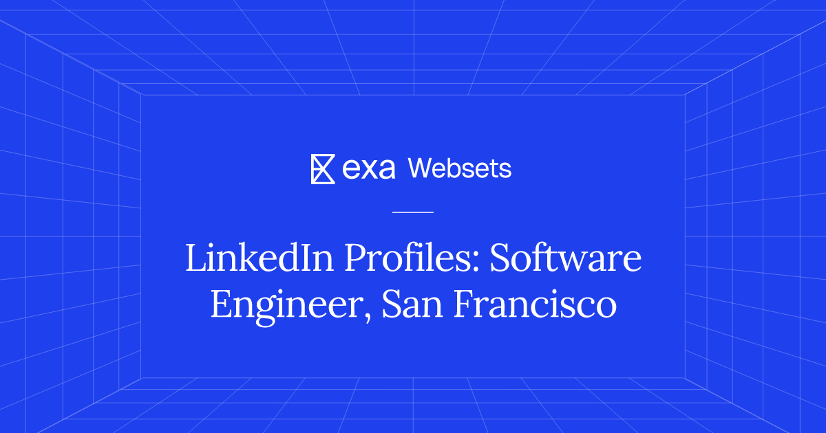 50 LinkedIn Profiles: Software Engineer, San Francisco | Exa Websets