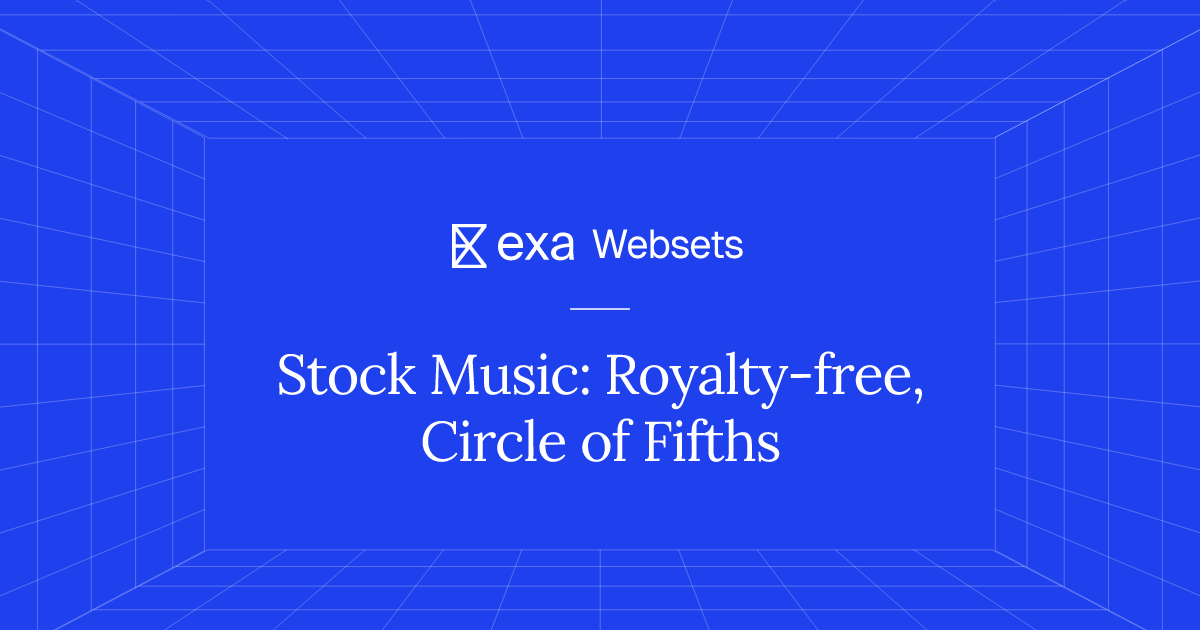 5 Stock Music: Royalty-free, Circle of Fifths | Exa Websets